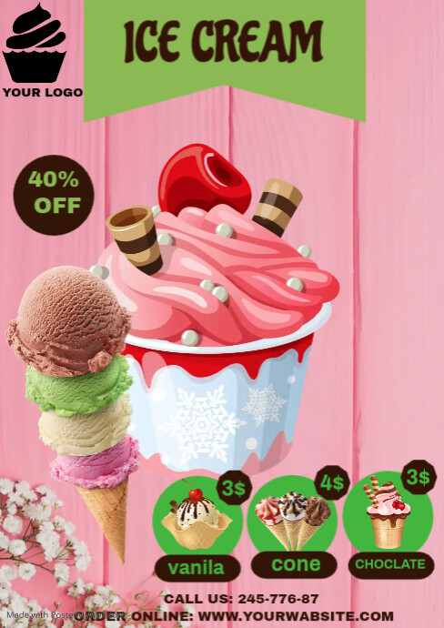 ice cream | PosterMyWall