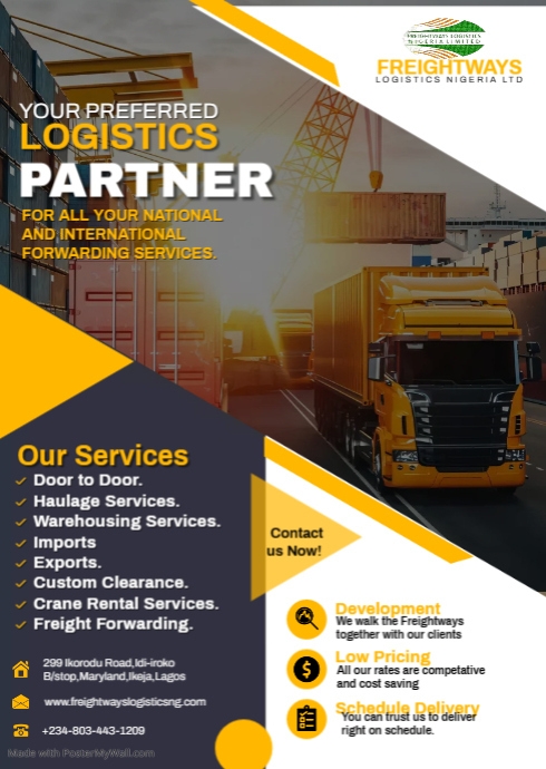 Logistics services | PosterMyWall