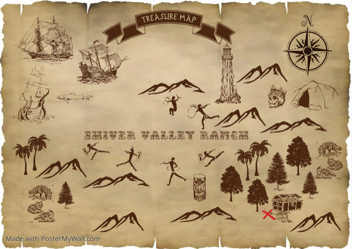 Copy of Treasure Map Custom Design Template | PosterMyWall
