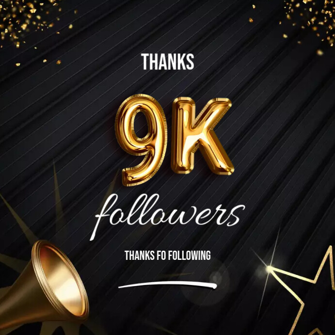 Modèle 9k followers | PosterMyWall