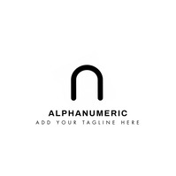 g modern alphanumeric minimal logo template d | PosterMyWall