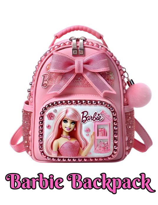 A Barbie Backpack Template | PosterMyWall