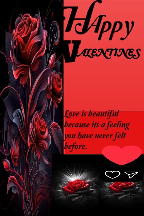 A black red joyful poster Template | PosterMyWall