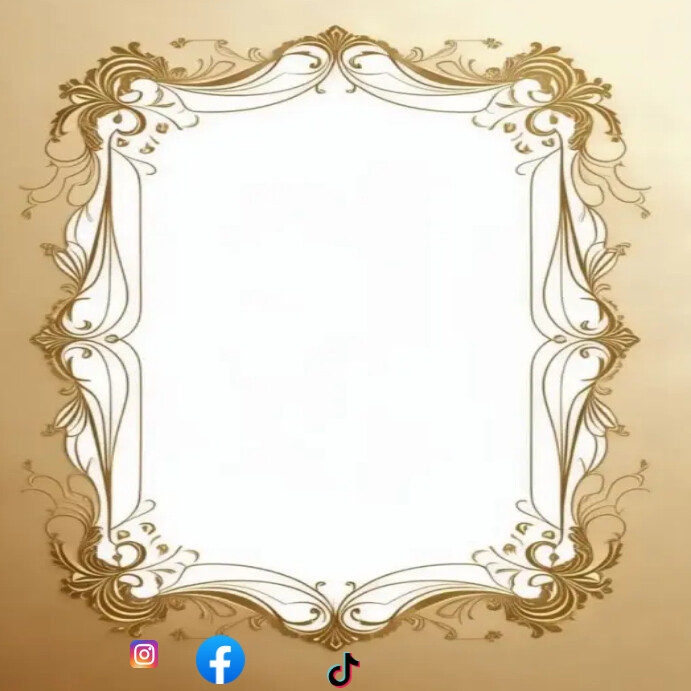 A blank wedding card Template | PosterMyWall