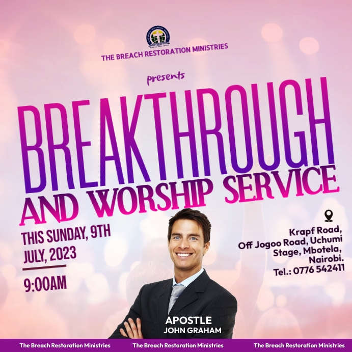 a breakthrough service Template | PosterMyWall