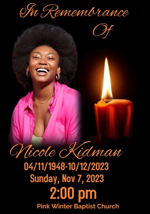 A Celebration of Life , funeral , homegoing Template | PosterMyWall