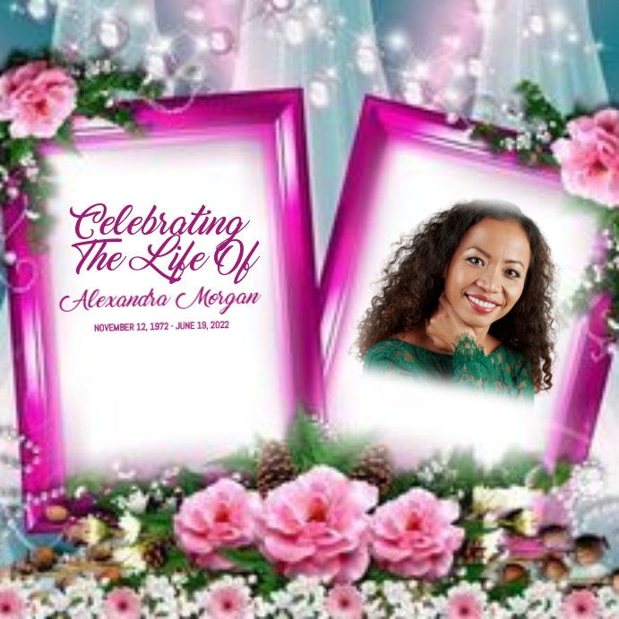 A Celebration of Life , funeral , homegoing Template | PosterMyWall