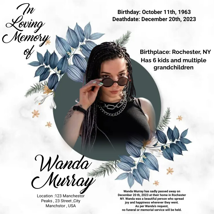 Copy of A Celebration of Life and Family Legacy ,Fun | PosterMyWall