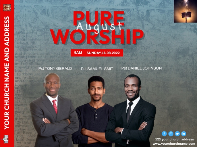 A CHURCH FLYER (28) Template | PosterMyWall