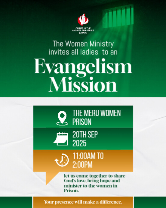 A church flyer design template | Evangelism flyer design | PosterMyWall