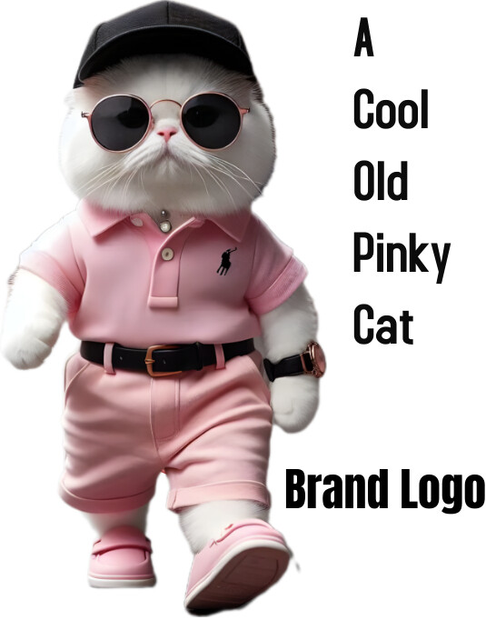 A cool cat Template | PosterMyWall