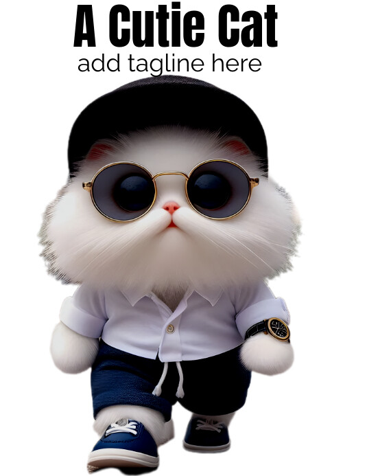 Plantilla de A Cutie Cat | PosterMyWall