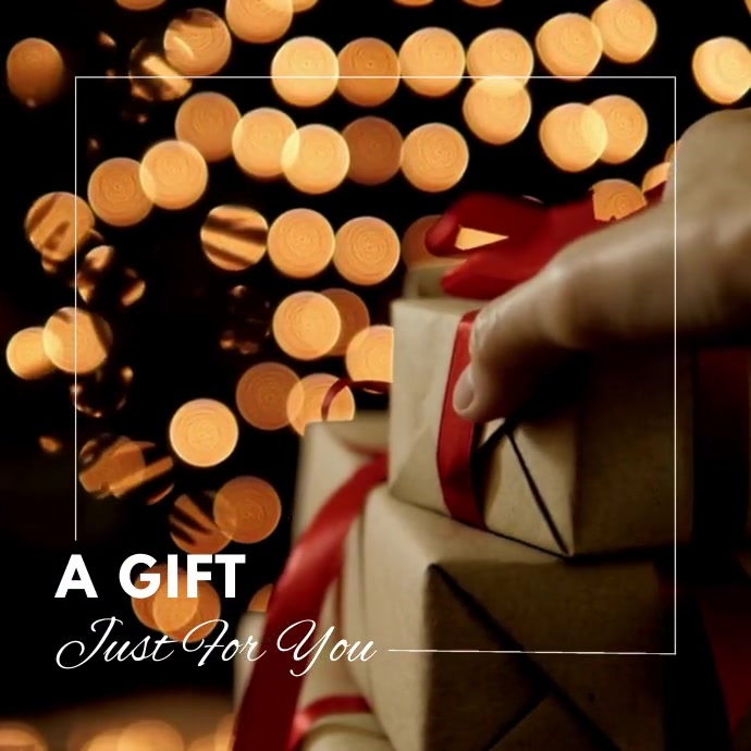 A Gift Justfor you! Template | PosterMyWall