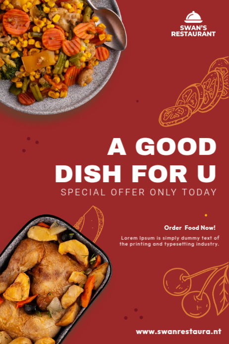 A Good Menu For You Template | PosterMyWall