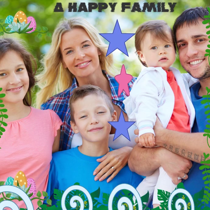 A Happy Family Template | PosterMyWall