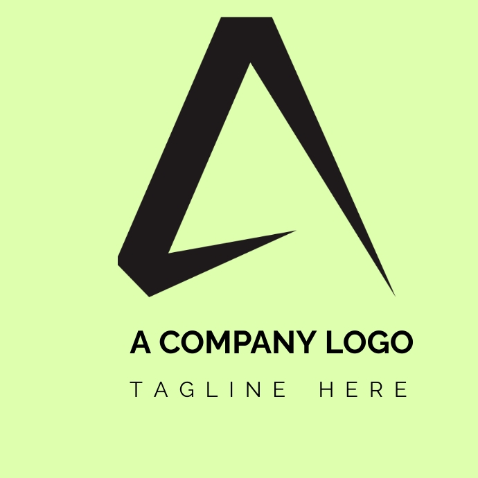 A Letter logo Template | PosterMyWall