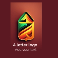 a letter logo Template | PosterMyWall