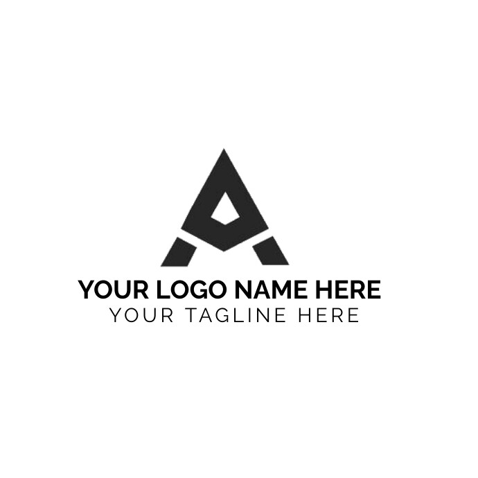 a letter logo design Template | PosterMyWall