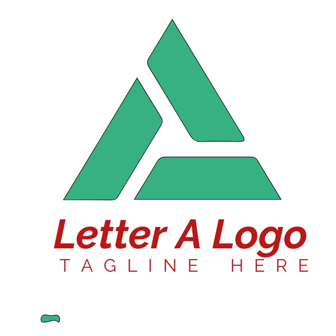 A Letter logo Template | PosterMyWall