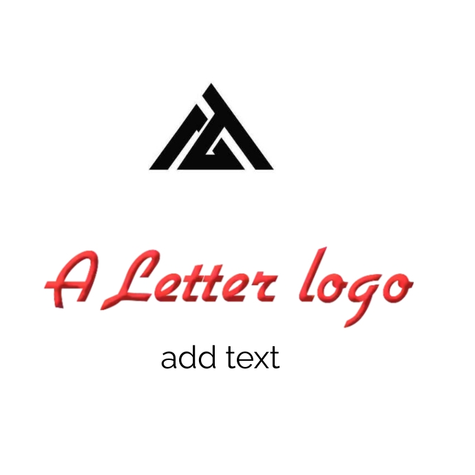 A letter logo design template. | PosterMyWall