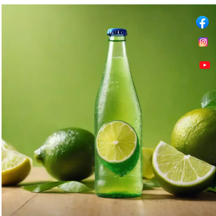 A lime carbonated bottle drink Template | PosterMyWall