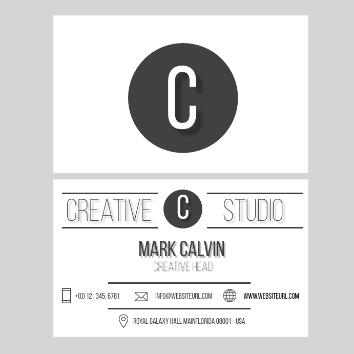 Copy of A New Professional Business Calling Card | PosterMyWall