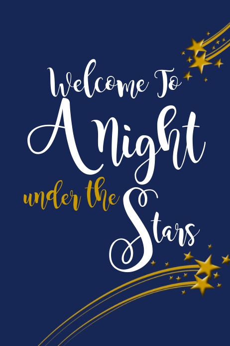A Night Under the Stars Template | PosterMyWall