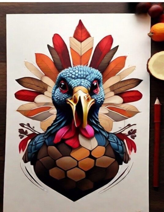 A photo of a turkey Template | PosterMyWall