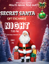 Secret Santa Template | PosterMyWall