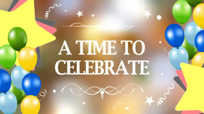 Plantilla de A Time to Celebrate | PosterMyWall