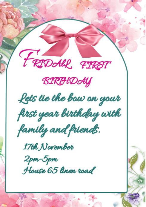 A white joyful card Template | PosterMyWall