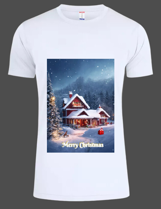 Copy of A winter Christmas mockup tshirt | PosterMyWall
