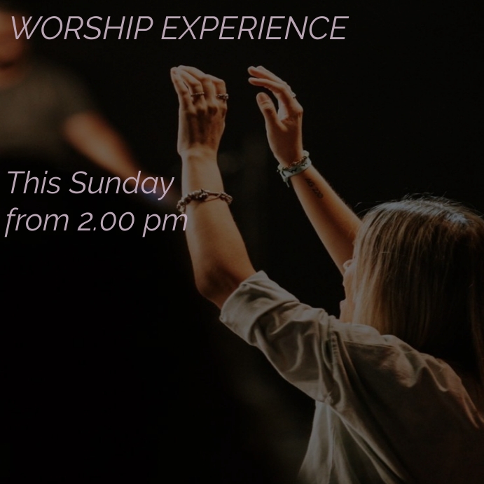 Plantilla de A Worship experience poster | PosterMyWall