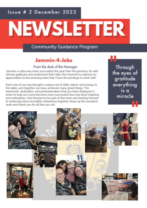 Red Newsletter for School Design | PosterMyWall