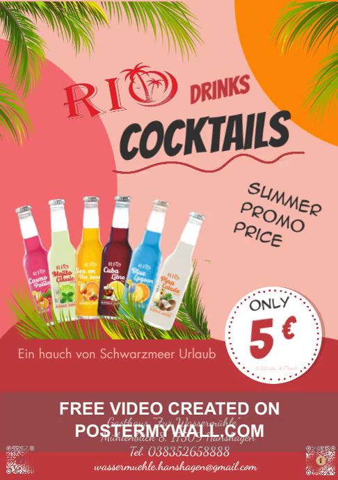 Rio-Cocktail | PosterMyWall