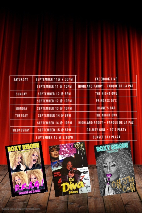Copy of Copy of Theatre Schedule template | PosterMyWall