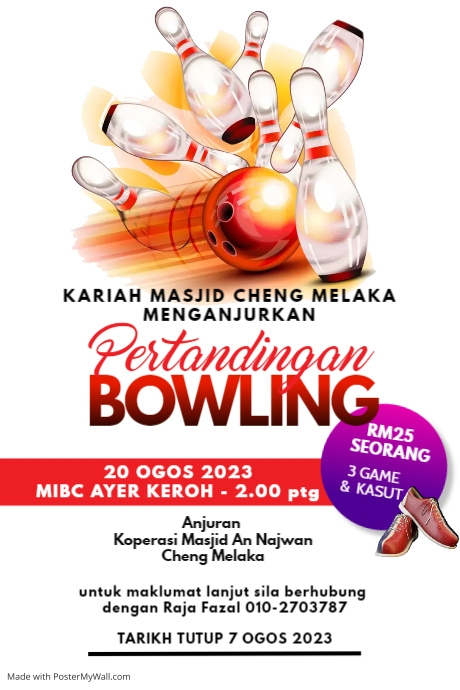 Bowling Tournament Poster | PosterMyWall