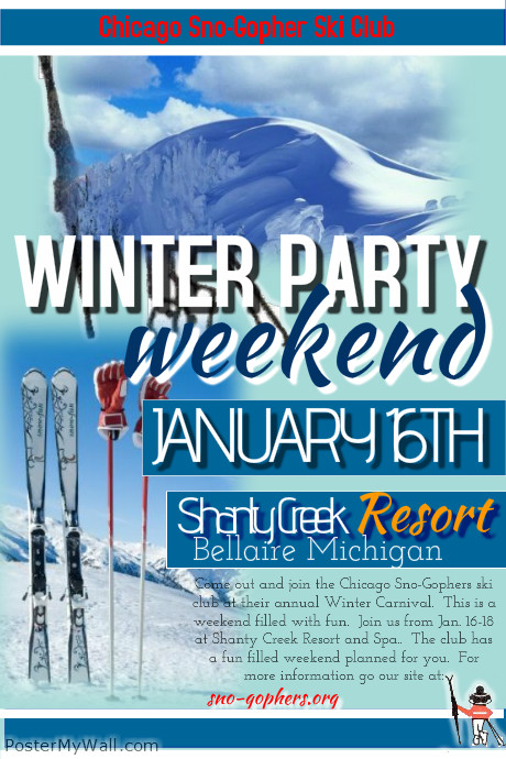 ski weekend | PosterMyWall