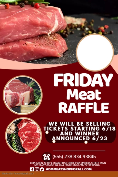 Meat flyer | PosterMyWall