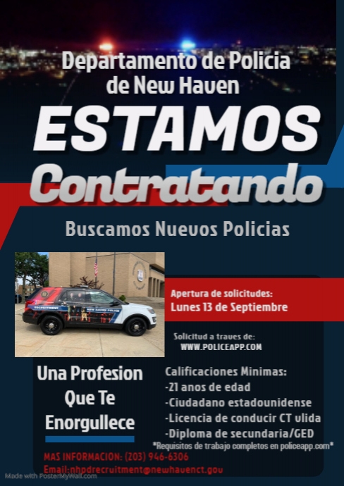 Copy of Copy of Police Recruitment Flyer Template | PosterMyWall