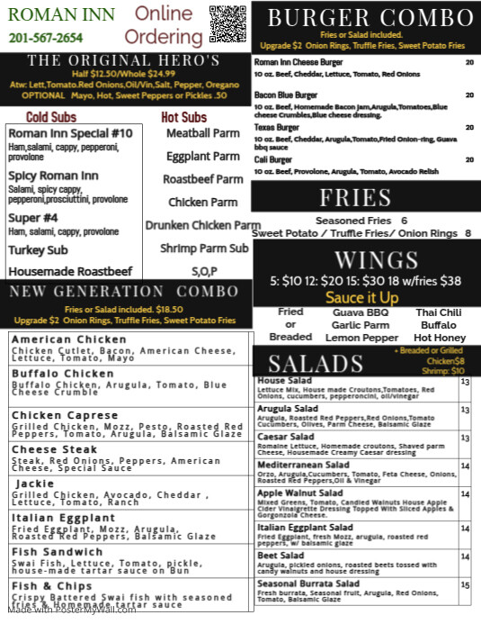Restaurant Menu Flyer Templates | PosterMyWall