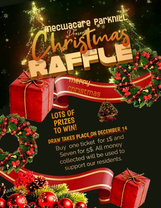Christmas Raffle poster 60 | PosterMyWall