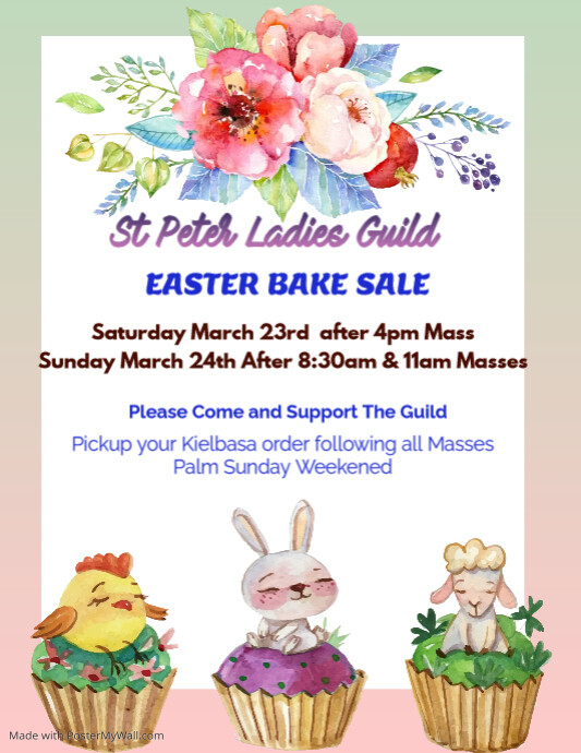 Template easter bake sale | PosterMyWall