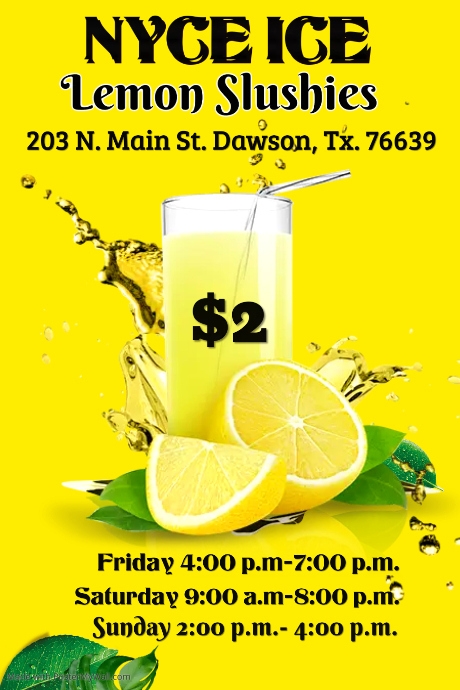 National lemonade day flyer template | PosterMyWall