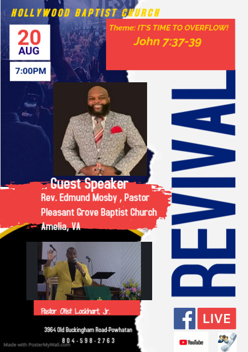 revival service (1) | PosterMyWall