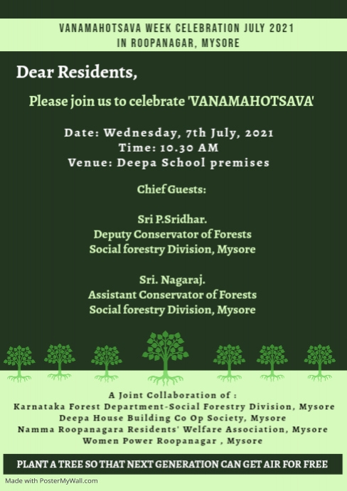 Copy of plant a tree campaign poster | PosterMyWall