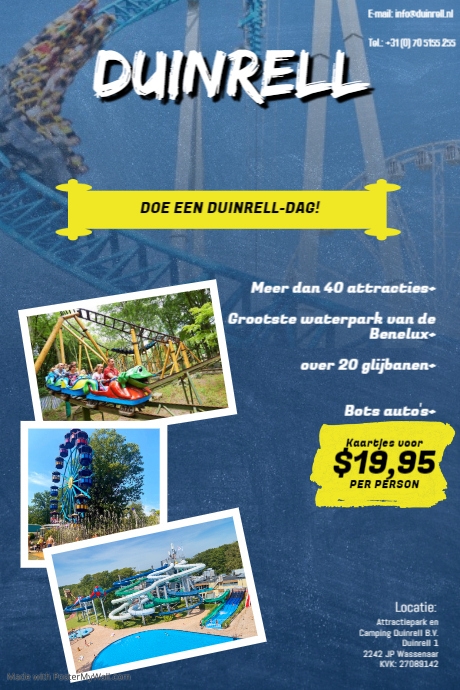 Copy of Amusement Theme Park Flyer Design Template | PosterMyWall