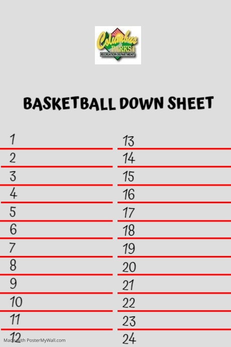 Poker Run Sign-Up Sheet | PosterMyWall