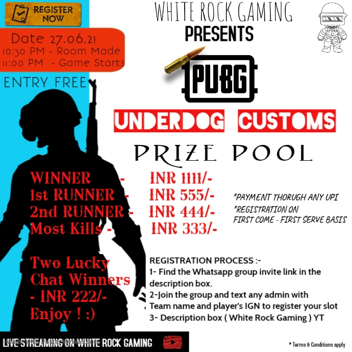 Copy of pubg gaming posters | PosterMyWall