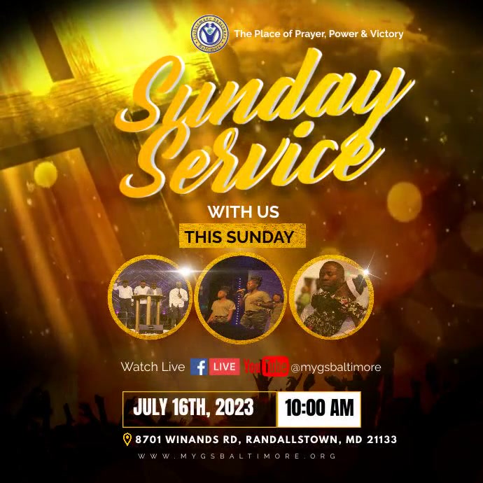 Sunday service 2 | PosterMyWall